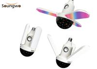 China RGB SMD2835 Color Changing Light Bulb With Speaker 86-265V 24 Keys Remote Control for sale