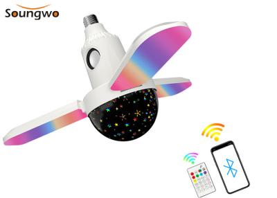 China RGB SMD2835 Color Changing Light Bulb With Speaker 86-265V 24 Keys Remote Control for sale