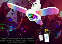 China ABS PS Stereo Music Bulb With Bluetooth Speaker 10000H Life Span for sale
