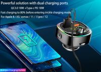 China APE FLAC Wireless Bluetooth Car Kit QC3.0 Car MP3 Player With USB for sale