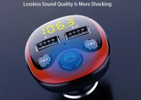 China HFP HSP Bluetooth Car Kit Support TF Card 32G Usb Bluetooth Adapter For Car Music for sale