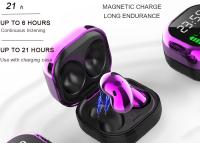 China Bluetooth 5.1 True Wireless Earbuds HiFi Stereo Noise Cancelling with LED Display Charging Case 38mAh for sale
