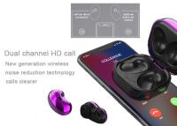 China Bluetooth 5.1 True Wireless Earbuds HiFi Stereo Noise Cancelling with LED Display Charging Case 38mAh for sale