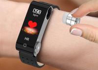 China Bluetooth Smart Watch with TWS Earphone 2 in 1 Fitness Tracker Heart Rate Monitor IP67 Waterproof for Android iOS for sale