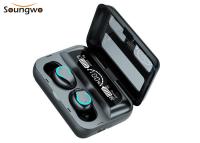 China 1hrs Charging Wireless Bluetooth Earphones Binaural Call 2000mAH Smart Touch for sale
