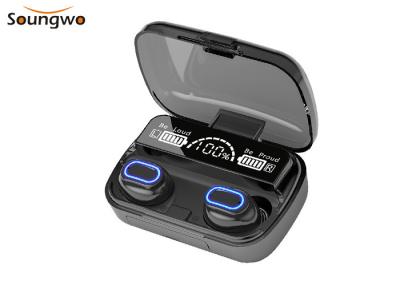 China Bluetooth 5.1 Noise Cancelling Earphones 50mAh IPX7 Waterproof TWS Earbuds with LED Charging Case for sale