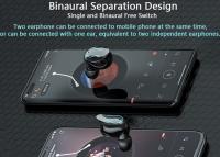 China 14mm Speaker Android Wireless Earphones HSP HFP With 2000MAh Charging Case for sale