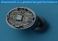 China CVC8.0 Touch Control Bluetooth Earphone Binaural Call IPX7 Noise Canceling for sale