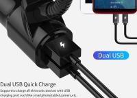 China 1.44inch LCD Handsfree Bluetooth Car Kit 3.5mm Bluetooth Car Adapter for sale
