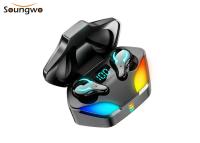 China BLE5.1 Low Latency Wireless In Ear Earphones CVC8.0 Microphone Earbuds 40ms for sale