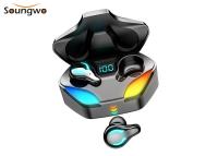 China IPX7 300mAh Wireless Gaming Earphone Dual Mode CVC8.0 HiFi Bluetooth 5.1 Earbuds for sale