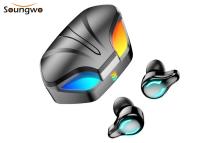 China IPX7 300mAh Wireless Gaming Earphone Dual Mode CVC8.0 HiFi Bluetooth 5.1 Earbuds for sale