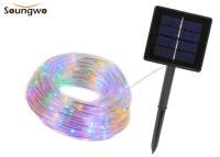 China Solar Powered LED Strip Lights 12m 100 LEDs Ni-MH 1.2V 800mAh Color Changing Outdoor Decorative for sale