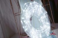 China Flexible 170MA Solar Christmas Lights 39ft Led Lamp Beads 8 Mode for sale
