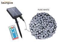 China 0603 Lamp Solar String Lights 800mah 72ft With Remote Control for sale