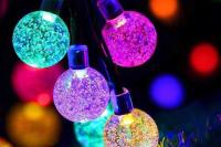 China IP65 Hanging Solar Ball Light 46ft SMD0603 With 60 Bubble for sale