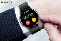 China IP67 Waterproof Smart Watch 1.28in Screen Blood Oxygen Heart Rate Monitor for Men 200mAh Battery for sale