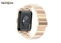 China Bluetooth Smart Watch 1.69 Inch Square Screen Blood Pressure Body Temperature Monitor W65 for sale