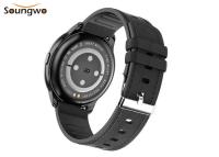China Leather Strap Smart Sport Watch with Blood Pressure Monitor 1.32 Inch Screen IP68 Waterproof for sale