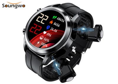 China 350mAH SpO2 Smart Watch With Earbud Inside Bluetooth Music Play for sale