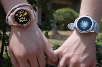 China RTL8762C Smartwatch Rose Gold Women Health Continuous Auto Heart Rate Monitor BLE 5.0 1.1 Inch for sale
