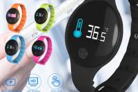 China Bluetooth 5.2 Fitness Tracker ROM 512kB Body Temperature Remote Camera for Women for sale