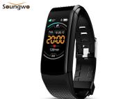 China W90 Fitness Tracker Wristband with 1.08 Inch IPS Screen IP67 Waterproof Blood Oxygen Heart Rate Monitor for sale