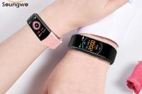 China W90 Fitness Tracker Wristband with 1.08 Inch IPS Screen IP67 Waterproof Blood Oxygen Heart Rate Monitor for sale