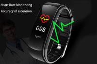 China 0.5 oz Bracelet Fitness Tracker with Heart Rate Monitoring and IP67 Waterproof for Men for sale