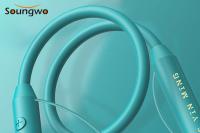 China Bluetooth Neckband Earphones With 70H Playing Flashlight TF Card Model for sale