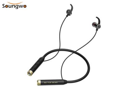 China Neckband Bluetooth Earphones Bluetooth 5.1 600mAh Battery HiFi Sound Magnetic Absorption Design for sale