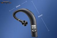 China Bluetooth Earbuds With Mic CVC 6.0 Single Ear 0.5 Oz Light Weight For One Ear for sale