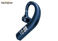 China Bluetooth Earbuds With Mic CVC 6.0 Single Ear 0.5 Oz Light Weight For One Ear for sale