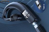 China Bluetooth 5.2 Wireless Earbuds with Earhook 25h Battery CVC 6.0 for iPhone Android for sale
