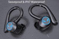 China HIFI Lossless Sound Wireless Waterproof Earbuds With Ear Hooks 10mm Speaker for sale
