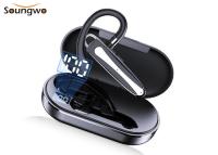 China Wireless Running Earphones Earhook Noise Canceling HiFi Stereo Bluetooth 5.1 IPX7 Waterproof for sale