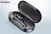 China Wireless Running Earphones Earhook Noise Canceling HiFi Stereo Bluetooth 5.1 IPX7 Waterproof for sale