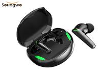 China Wireless Gaming Earbuds with Microphone Bluetooth 5.1 32Ω Impedance A2DP HiFi Sound for iPhone for sale
