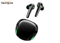 China Wireless Gaming Earbuds with Microphone Bluetooth 5.1 32Ω Impedance A2DP HiFi Sound for iPhone for sale