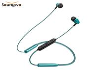 China Wireless Neckband Bluetooth Headphone CVC 8.0 Noise Canceling Magnetic Earbuds 15-20H Battery for sale