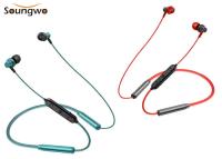 China Wireless Neckband Bluetooth Headphone CVC 8.0 Noise Canceling Magnetic Earbuds 15-20H Battery for sale