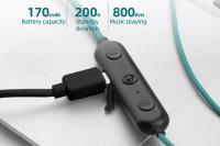 China Wireless Bluetooth Neckband Earbuds HD Stereo Sound Noise Canceling Headset for sale