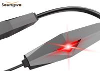 China Noise Cancelling CVC 8.0 Retractable Neckband Earbuds 33 Feet Working Range Bluetooth 5.2 for sale