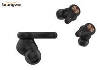 China ANC True Wireless Earphones Noise Reduction Double Wireless Charging No Delay for sale