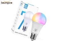 China E26 Bluetooth Mesh Music Speaker Light Bulb 110V RGB Smart Lamp Group Control 500 Lumens for sale