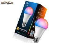 China 9W WiFi Bluetooth Mesh Smart LED Light Bulb RGB CCT Dimmable E26 800lm for sale