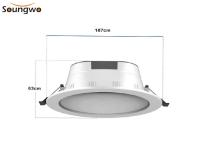 China Smart LED Downlight Bluetooth Mesh Sync Music RGB CCT 15W 1200lm 2700K-6500K for sale