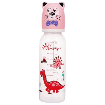 China Standard 250ml 8oz PP Newborn Baby Feeding Bottle Microwave Safe for sale