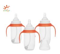 China 12oz/330ml Baby Feeding Bottle  Food Grade PP & Silicone, BPA-Free & ISO9001 Certified for sale