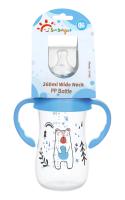 China 9 oz/ 260 ml PP Wide Neck Baby Feeding Bottle for sale